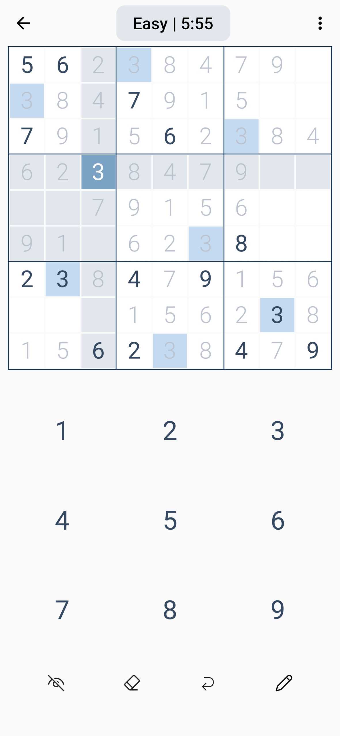 Step by step guide to solving sudoku puzzle